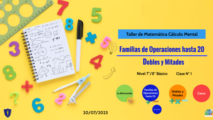Reforzamiento Matemática-Clase 1-Familias de Operaciones hasta 20 ...