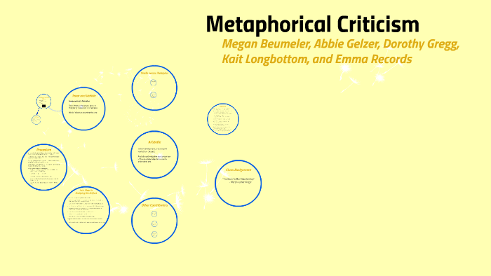 Metaphorical Criticism by Kaitlin Longbottom on Prezi