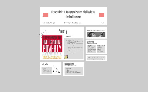 Characteristics of Generational Poverty, Role Models, and Em by Emily ...