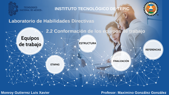 2.2 Conformación de los equipos de trabajo by LUIS XAVIER MONROY ...