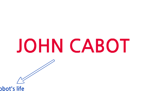 biography/timeline on john cabot by Fred Dy on Prezi