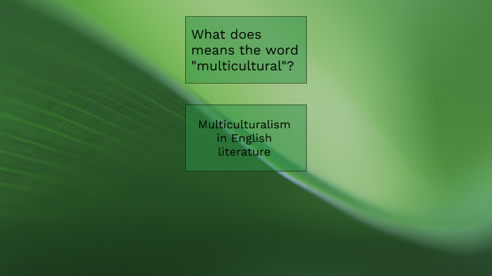 What does means the word "multicultural"? by Robert Downey on Prezi