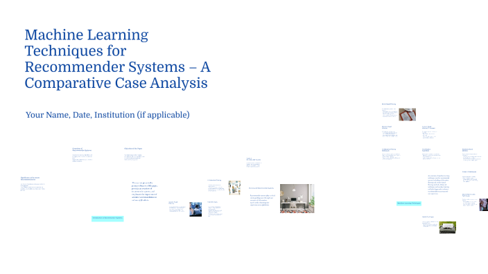 Machine Learning Techniques for Recommender Systems – A Comparative Case Analysis by Ihthisam ...