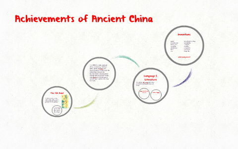 Achievements of Ancient China by Jaclyn Purcell on Prezi