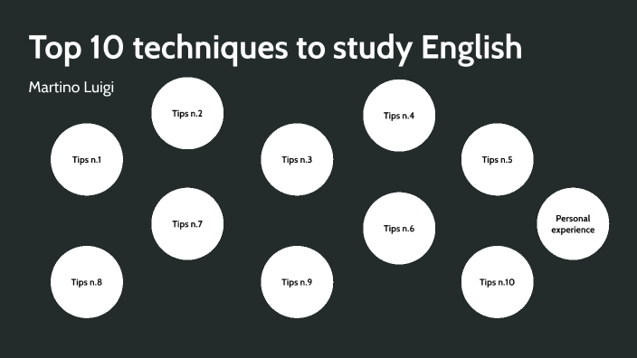 Top 10 techniques to study english by Gigio M on Prezi