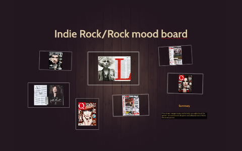 Indie Rock/Rock moodboard by on Prezi