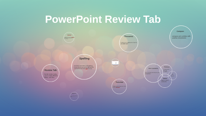PowerPoint Review Tab by Triana Cobos