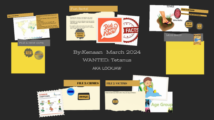 WANTED: Tetanus by Kenaan Salameh on Prezi