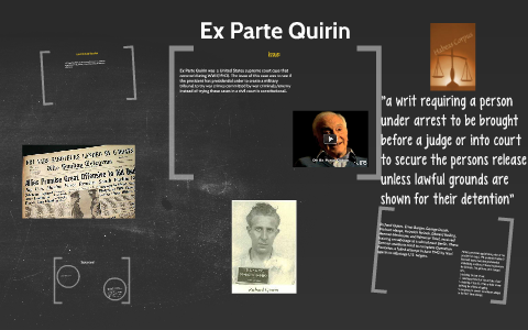 Ex Parte Quirin by Edis Dizdarevic on Prezi