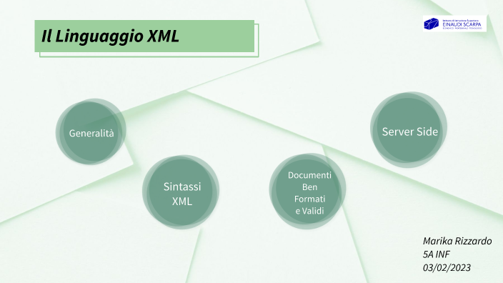 Linguaggio XML by Marika Rizzardo
