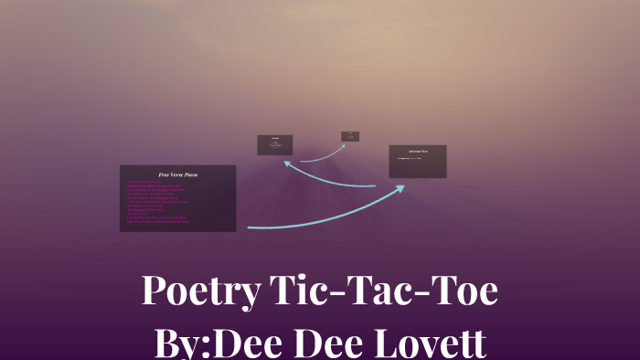 Poetry Tic-Tac-Toe by DeeDee Lovett on Prezi