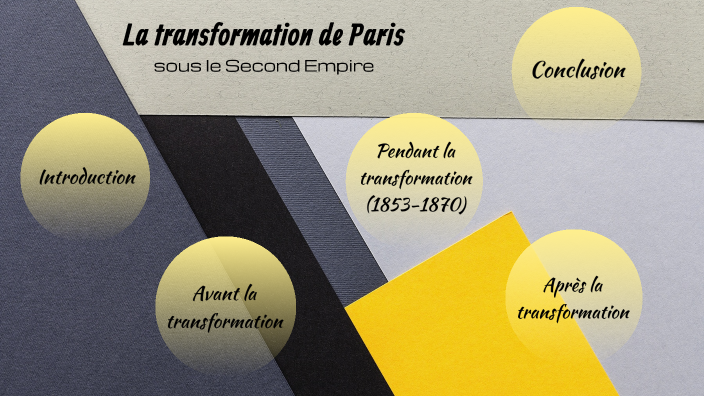 La transformation de Paris by Raphael Lopes on Prezi