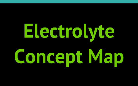Electrolyte Concept Map by Madelyn Howe on Prezi