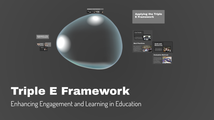 Triple E Framework by Annelise Bobe on Prezi