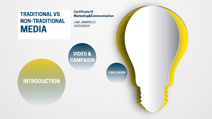 Traditional vs Non-Traditional Media by Lina Jaramillo on Prezi