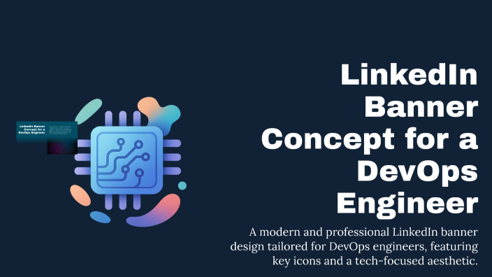 LinkedIn Banner Concept for a DevOps Engineer by Sangeetha Nadar on Prezi