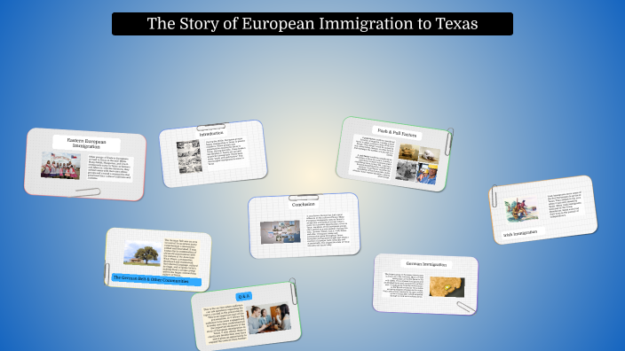 The Story of European Immigration to Texas by Samantha Hopkins on Prezi