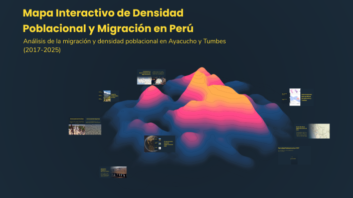 Mapa Interactivo de Densidad Poblacional y Migración en Perú by OBED ...