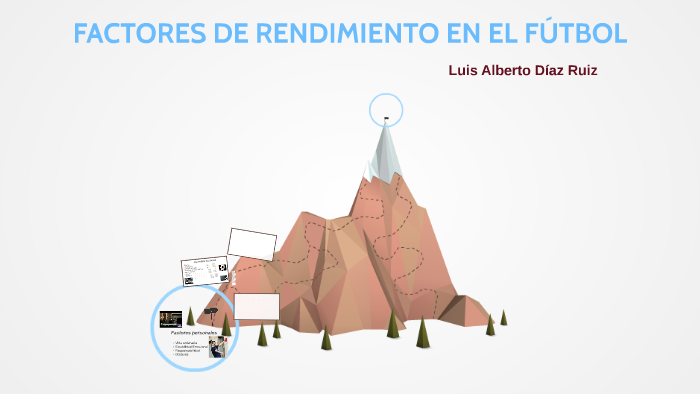 FACTORES DE RENDIMIENTO EN EL FÚTBOL by Luis Alberto Díaz Ruiz on Prezi