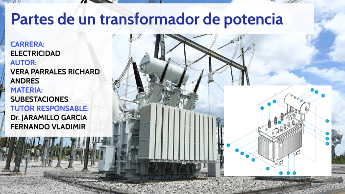 Partes del transformador de potencia by Richard Andres Vera Parrales on ...