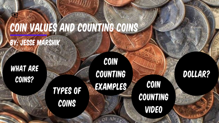 Coin Values & Counting Coins by Jesse Marshik on Prezi