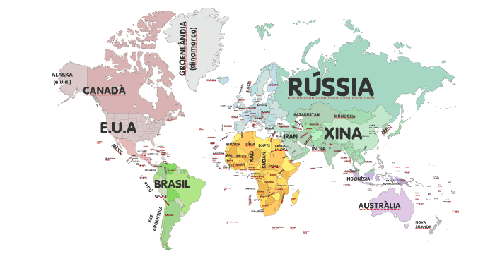 mapa del mon by Guillem Estarriola on Prezi
