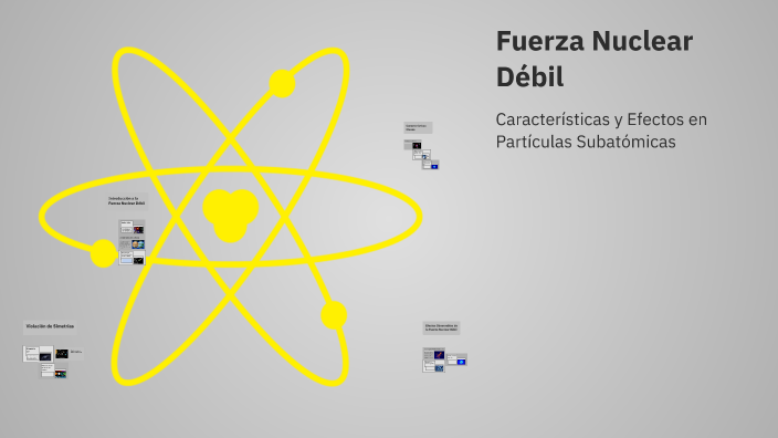 Fuerza Nuclear Débil by Threysi Castañon on Prezi