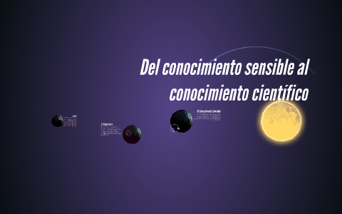 Del conocimiento sensible al conocimiento científico by Julián Molina ...