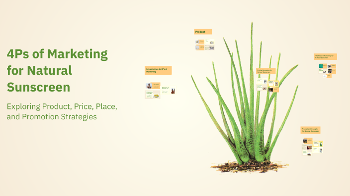 4Ps of Marketing for Natural Sunscreen by Ni Lar on Prezi