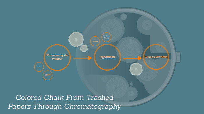 Colored Chalk From Trashed Papers Through Chromatography by Alexander ...
