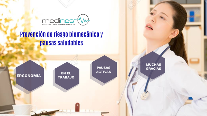 Prevención de riesgo biomecánico y pausas saludables - MEDINEST by ...