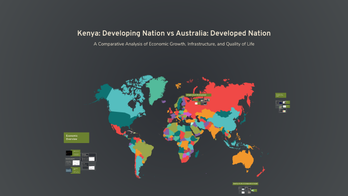 Kenya: Developing Nation vs Australia: Developed Nation by Nicholas ...