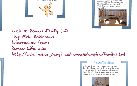 Family Life In Ancient Rome by erin robichaud on Prezi