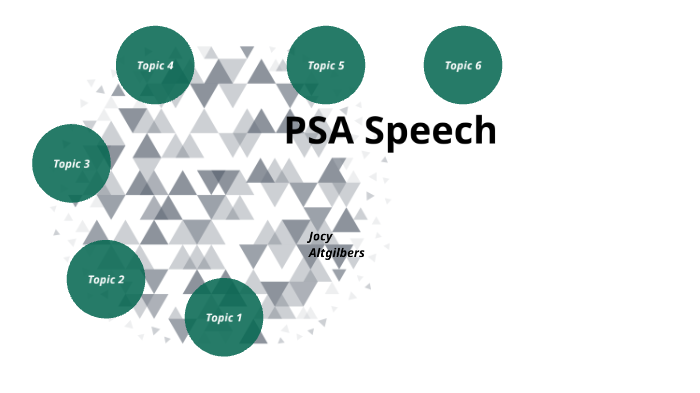 PSA Speech by Josephine Altgilbers on Prezi