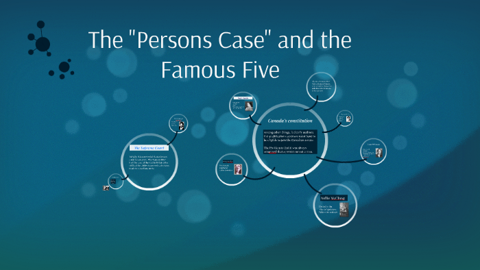 The "Persons Case" and the Famous Five by Duncan Wilkinson on Prezi