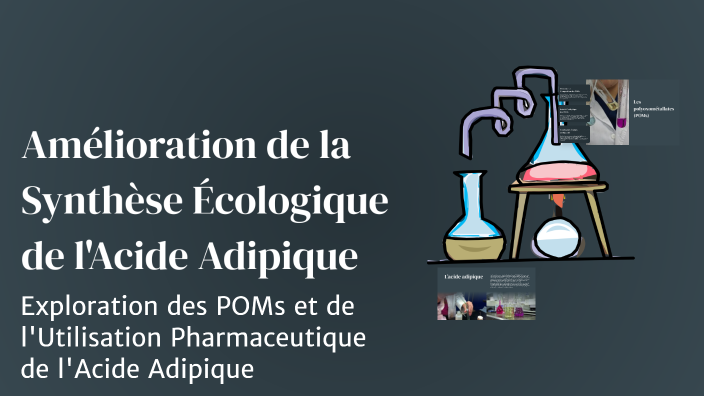 Amélioration de la Synthèse Écologique de l'Acide Adipique by nacima ...