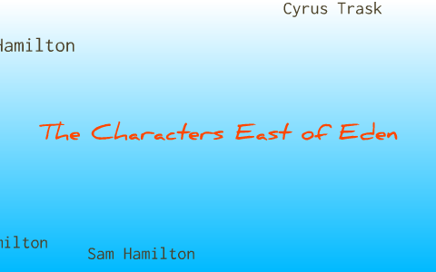 East of Eden Characters by Carly Katz on Prezi