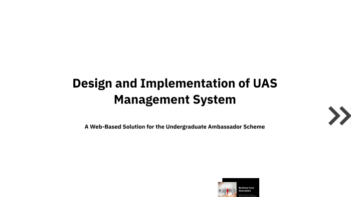 Design and Implementation of UAS Management System by dan ada on Prezi