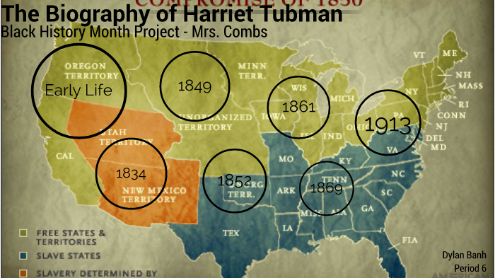 Harriet Tubman Biography Project English II by Dylan Banh on Prezi
