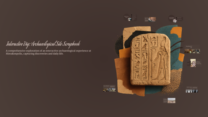 Interactive Dig: Archaeological Site Scrapbook by sebastian sartorio on ...