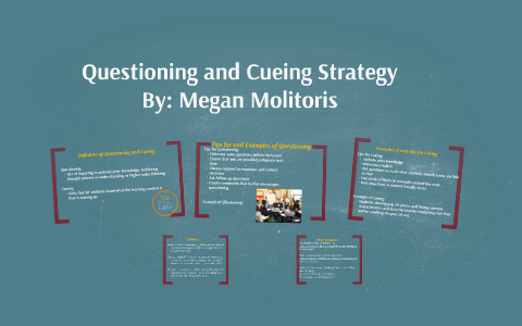 Questioning and Cueing Strategy by Megan Molitoris on Prezi