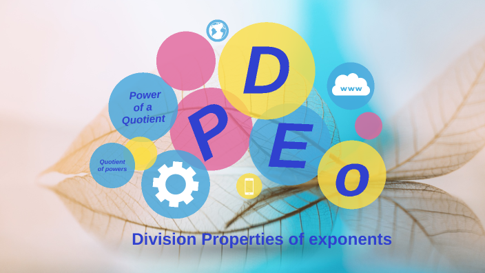 Division Properties of exponents by S A on Prezi