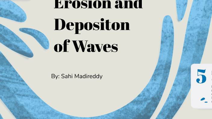 Unit 4 Surface Processes: Erosian and Deposition of Waves by Sahithi ...