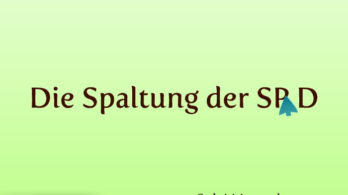 Spaltung der SPD by Harald Kügler on Prezi
