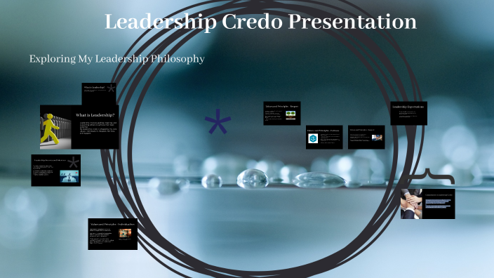 Leadership Credo Presentation by Lizz Garcia on Prezi