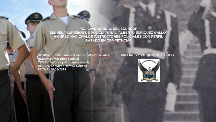 POLICÍA NACIONAL DEL ECUADOR by Xavier Alejandro Morillo Ruales on Prezi