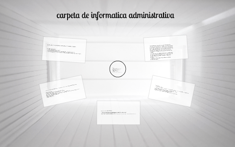 carpeta de informatica administrativa by on Prezi