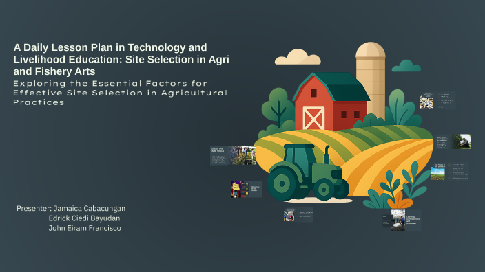 A Daily Lesson Plan in Technology and Livelihood Education: Site ...