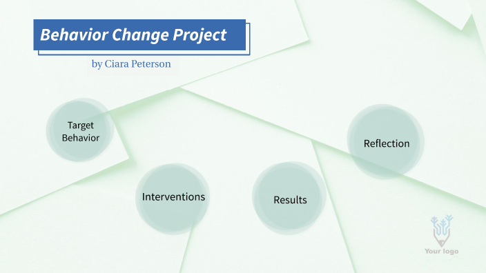 Behavior Change Project by ciara peterson on Prezi