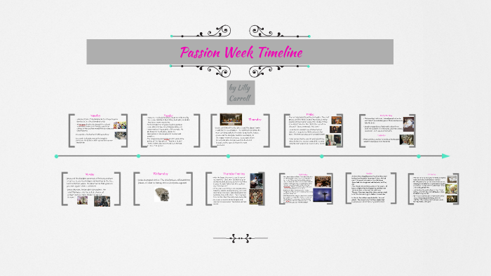 Passion Week Timeline - Lilly Carroll by Lilly C on Prezi